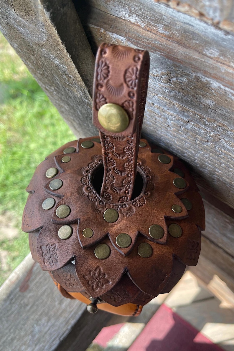 Leather Acorn Bag - Etsy