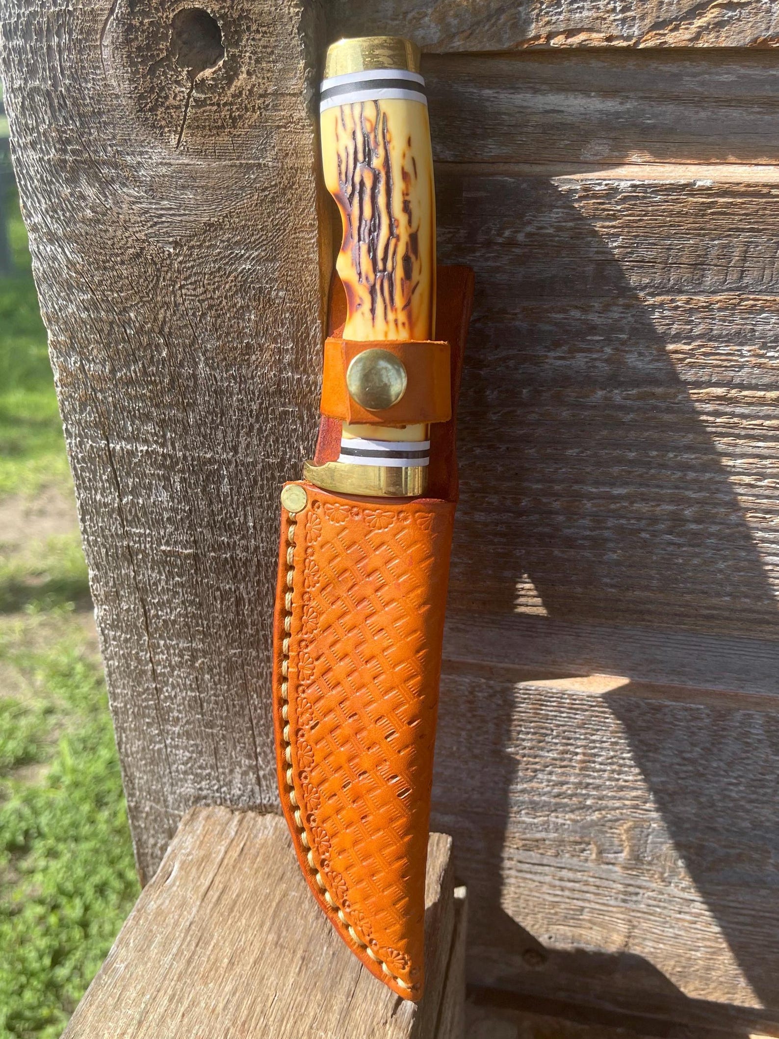 Leather Fixed Blade Knife Sheath - Etsy
