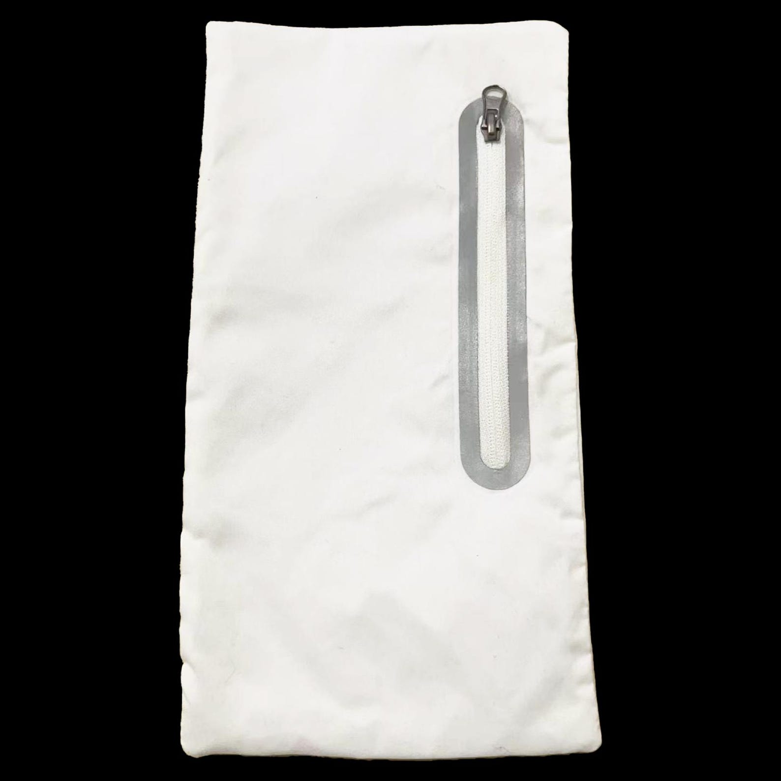 XL Iron-on Zipper Pocket Patch: White - No Sew Add-on Storage - Etsy