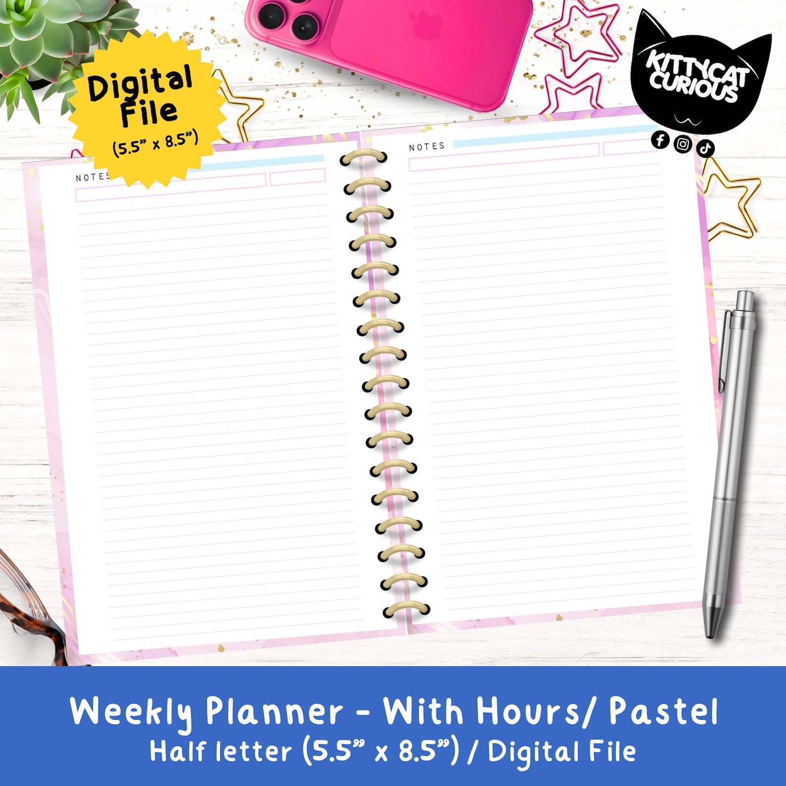 Pastel Digital Planner 2026 | Printable Planner PDF | Soft Pastel ...