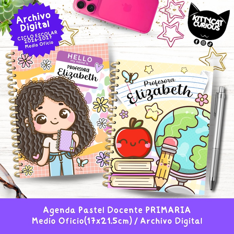 Teacher's Planner PDF 2026-2027 Elementary School Middle School ...