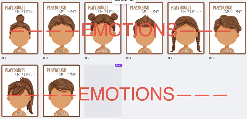 Emotions Playdough SEL Worksheets in Brown Illustrative Style - Etsy