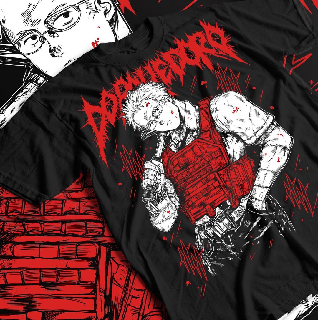 Dorohedoro Shin Ebisu Noi Kaiman Nikaido T-shirt | Horror Anime Tee - Etsy