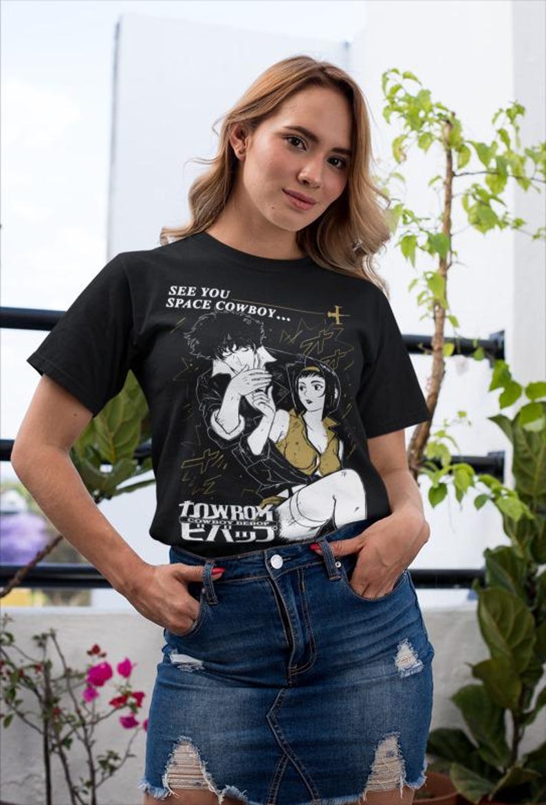 Cowboy Bebop Spike T-shirt Spiegel Anime Manga Mom Gift Funny Shirt All ...
