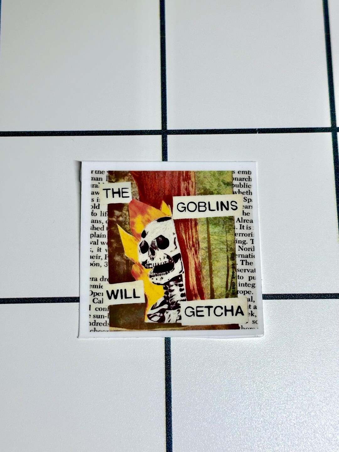 2x2 Waterproof Sticker Based on Original Art | the Goblins Will Getcha ...