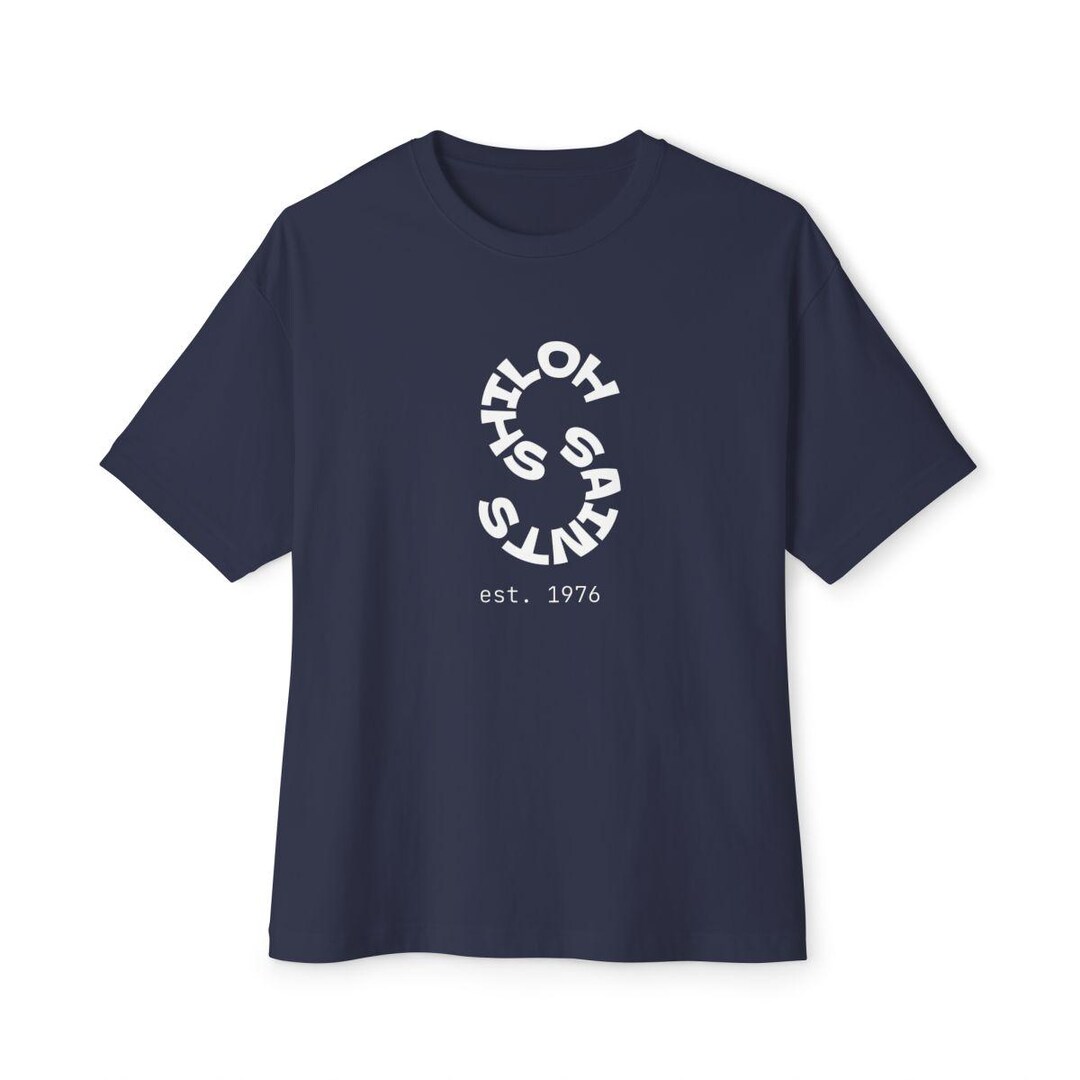 Shiloh Saints "s" Navy Tee School Spirit Shirt - Etsy