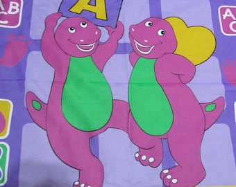 Barney Fabric - Etsy