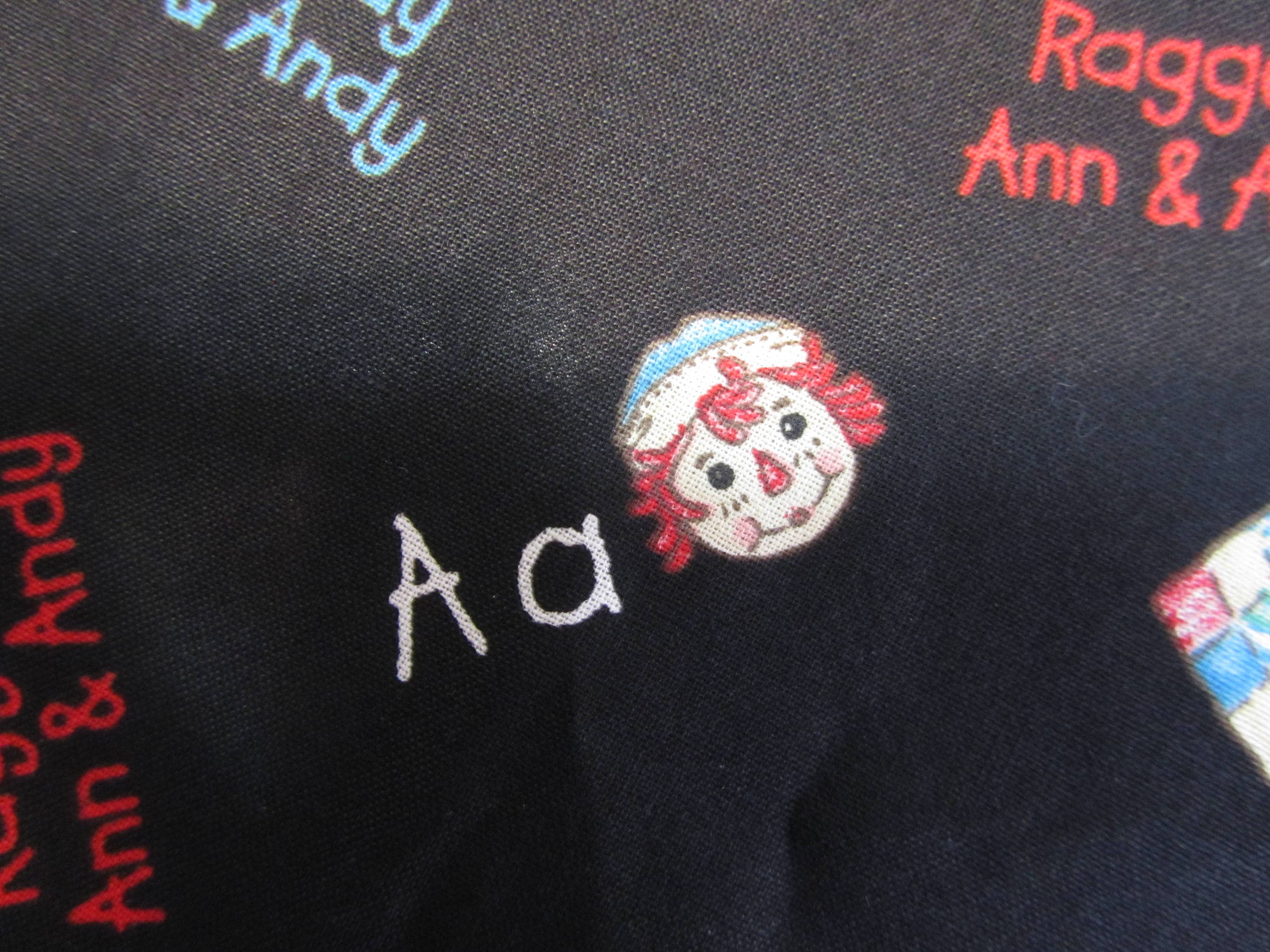 Daisy Kingdom RAGGEDY ANN and ANDY Chalkboard Scatter Print | Etsy