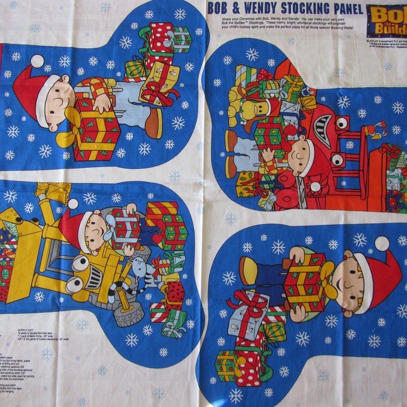 Bob the Builder Fabric - Etsy