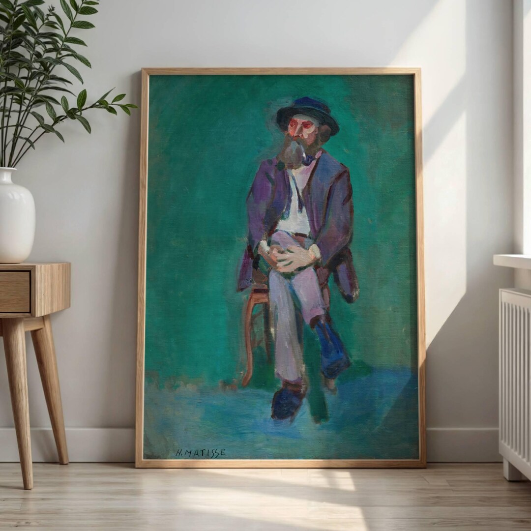 Homme Assis by Henri Matisse: Fauvist Portrait Fine Art Print - Etsy
