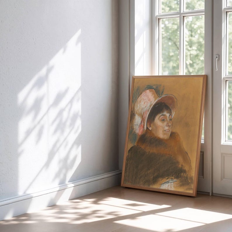 Madame Dietz Monnin by Edgar Degas: Impressionist Portrait Fine Art ...