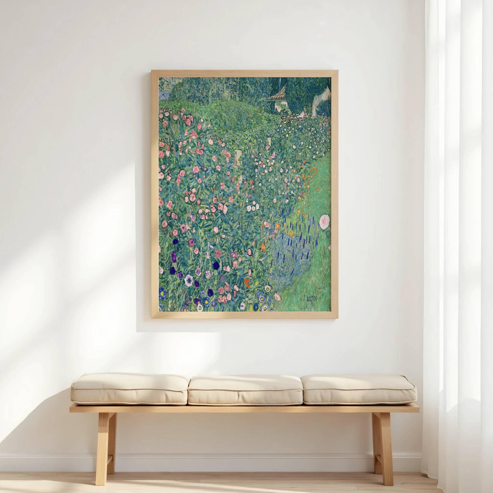 Italian Garden Landscape by Gustav Klimt: Lush Vienna Secession Print ...