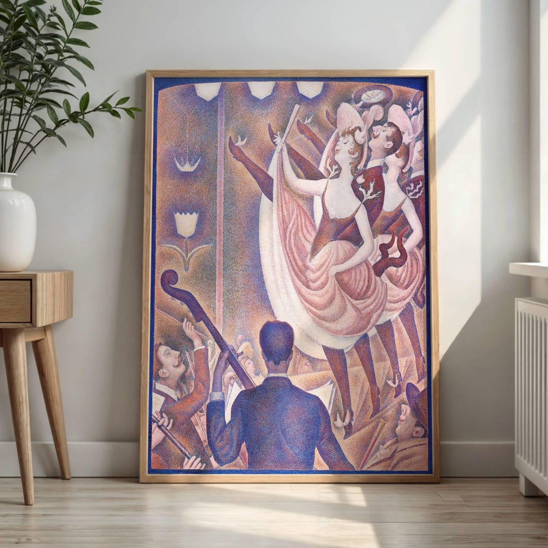 Le Chahut by Georges Seurat: Neo Impressionist Cabaret Fine Art Poster ...