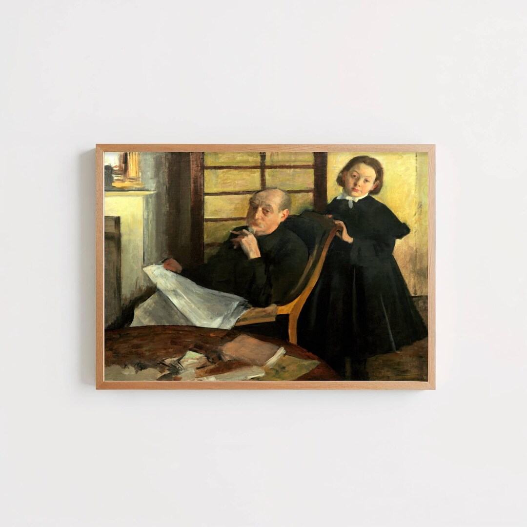 Edgar Degas Portrait Print: Henri and Lucie Degas, Impressionist Wall ...