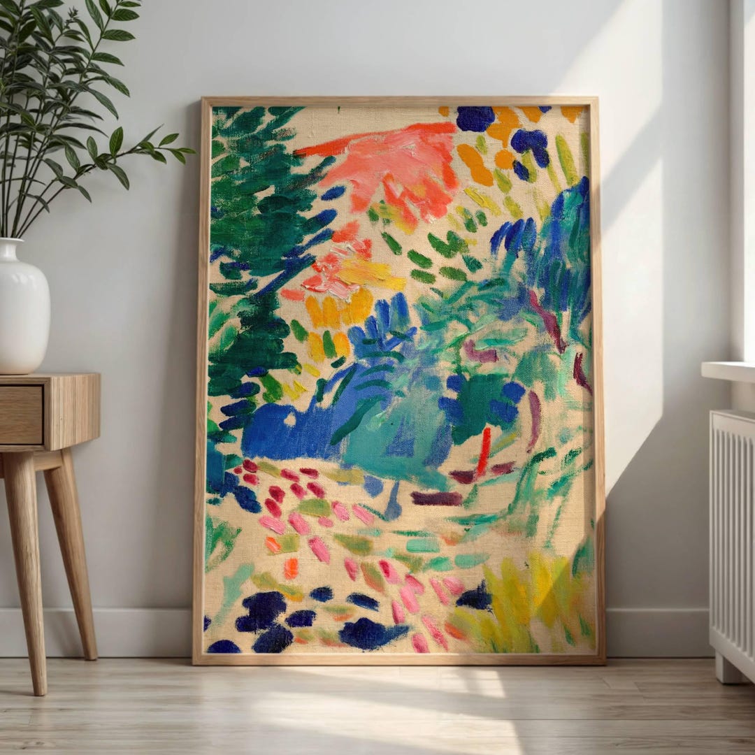 Landscape at Collioure by Henri Matisse: Fauvist Landscape Fine Art ...