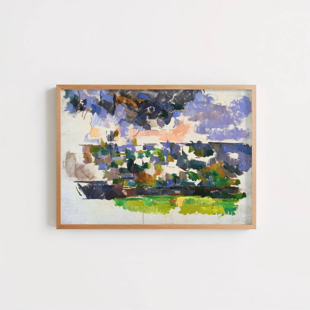 The Garden at Les Lauves by Paul Cézanne: Post Impressionist Landscape ...