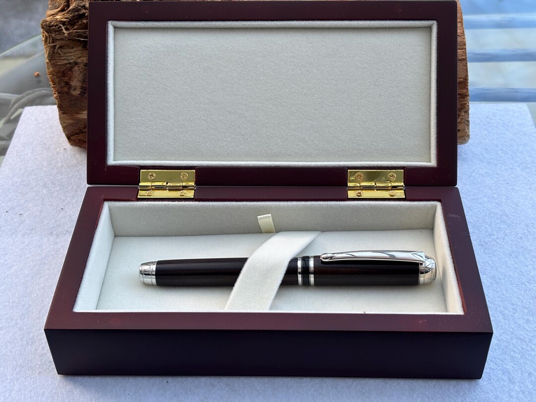 Executive Fountain Pen - Hand Crafted From Rare African Blackwood ...