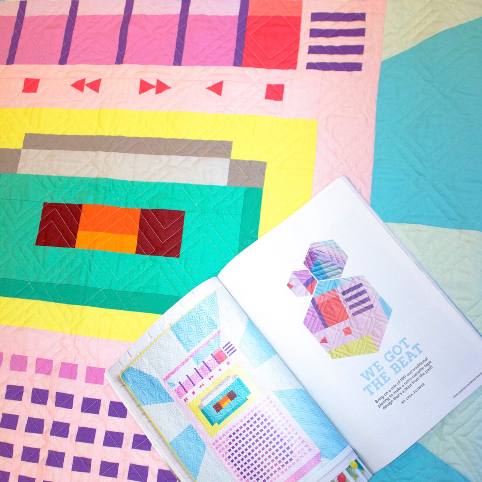 We Got the Beat : PDF Quilt Pattern plus a BONUS Cassingle Pattern - Etsy