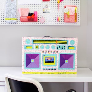 Boombox : PDF Quilt Pattern (plus BONUS Boombox Sewing Machine Cover ...