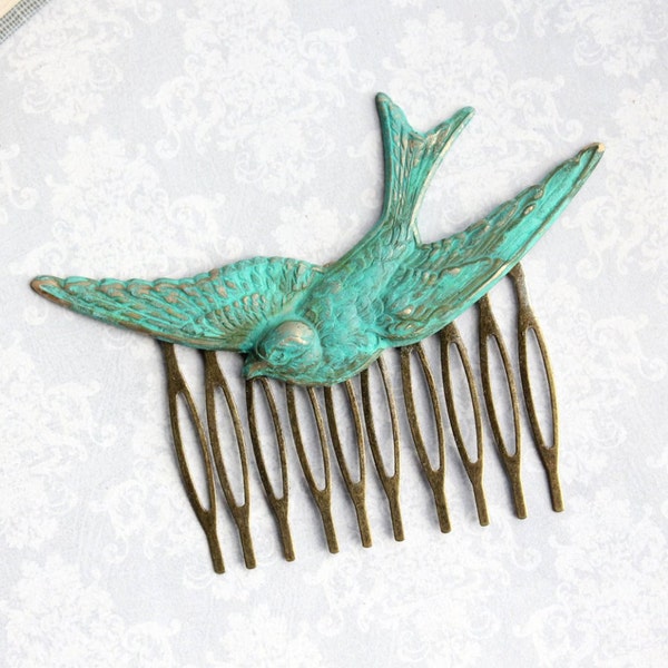 Bird Hair Comb - Etsy