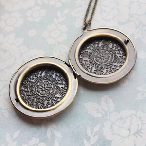 Best Friend Necklace, Crossed Arrows, Locket Necklace, Large Round ...