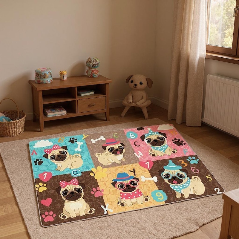 Pug in Rug - Etsy UK