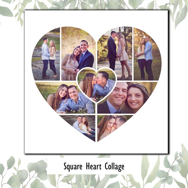 Heart Collage - Etsy