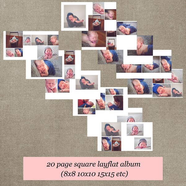 Square Album Template - Etsy