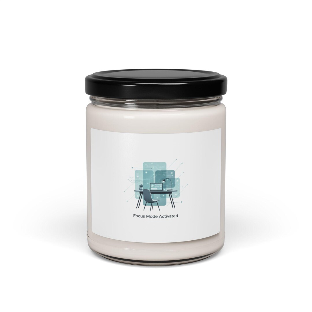 Focus Mode Activated Candle | Flow State, Productivity Desk Decor - Etsy
