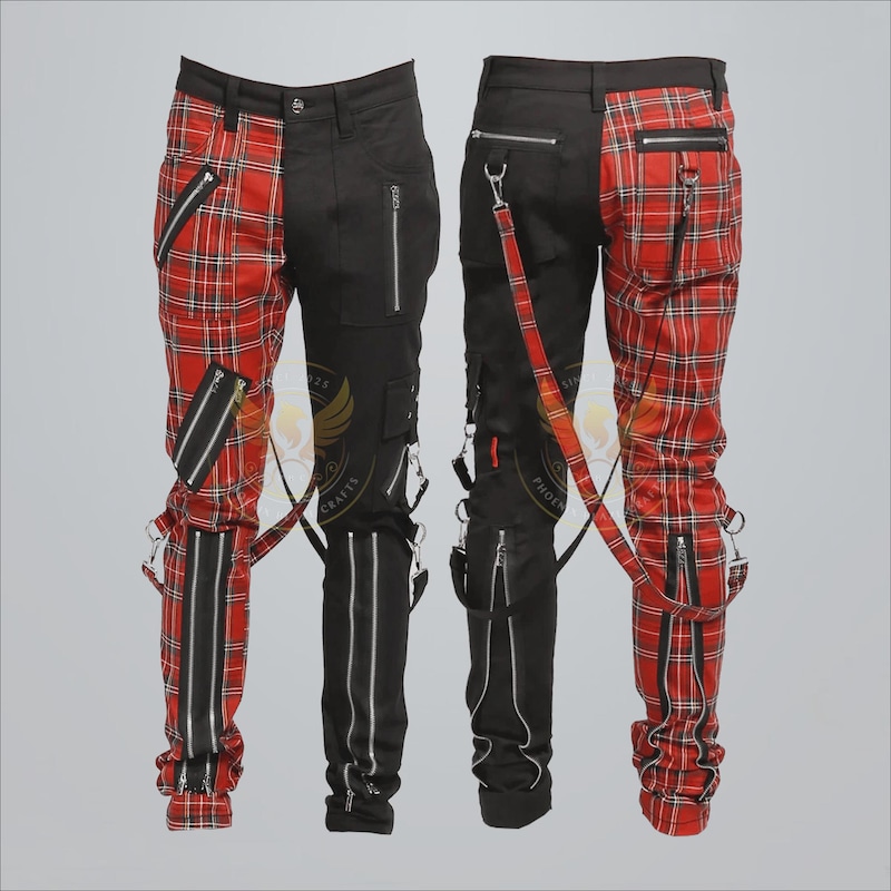 Two Tone Gothic Pants - Etsy