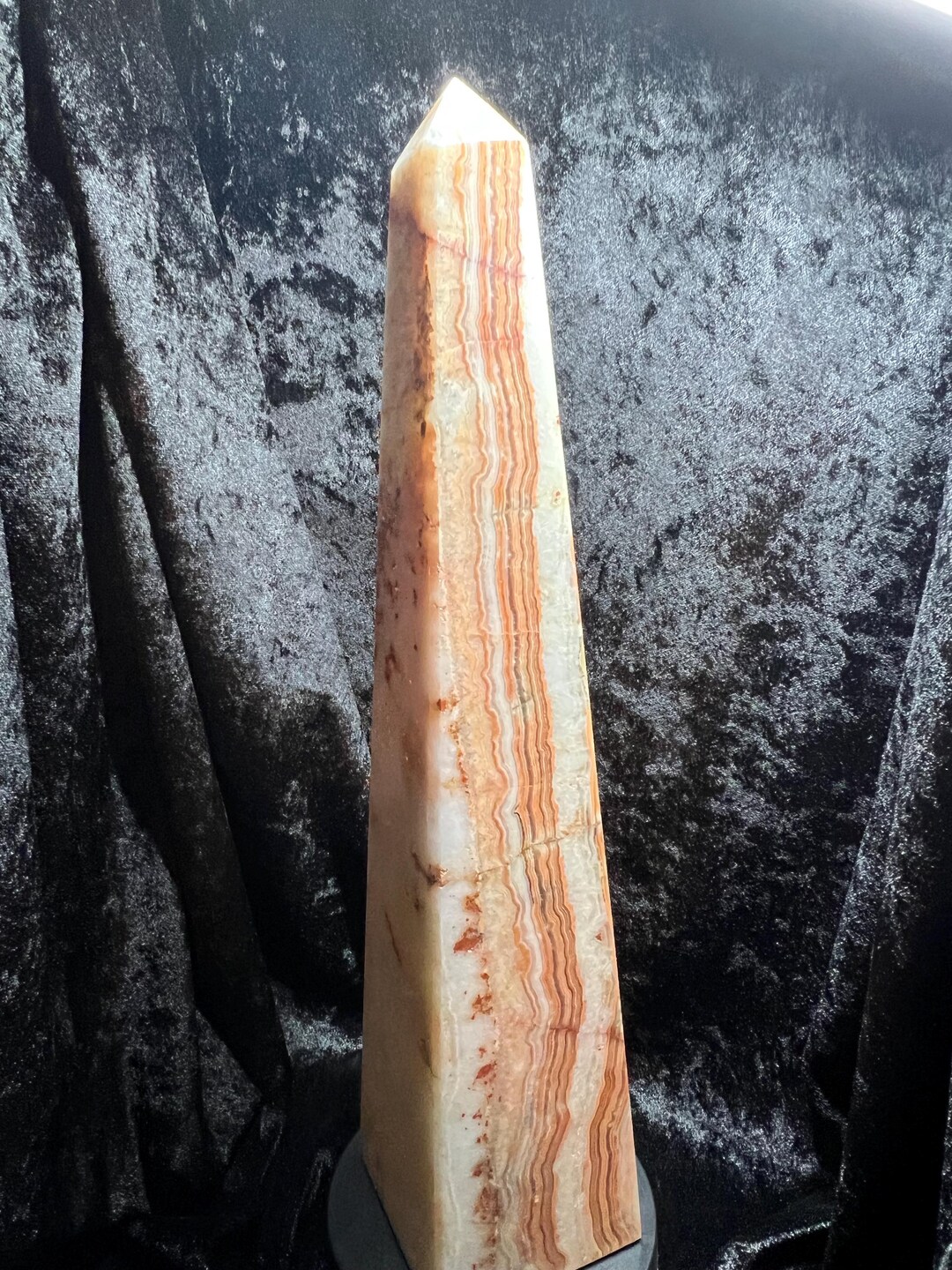 14.5 Oblisk Banded Onyx Tower - Etsy
