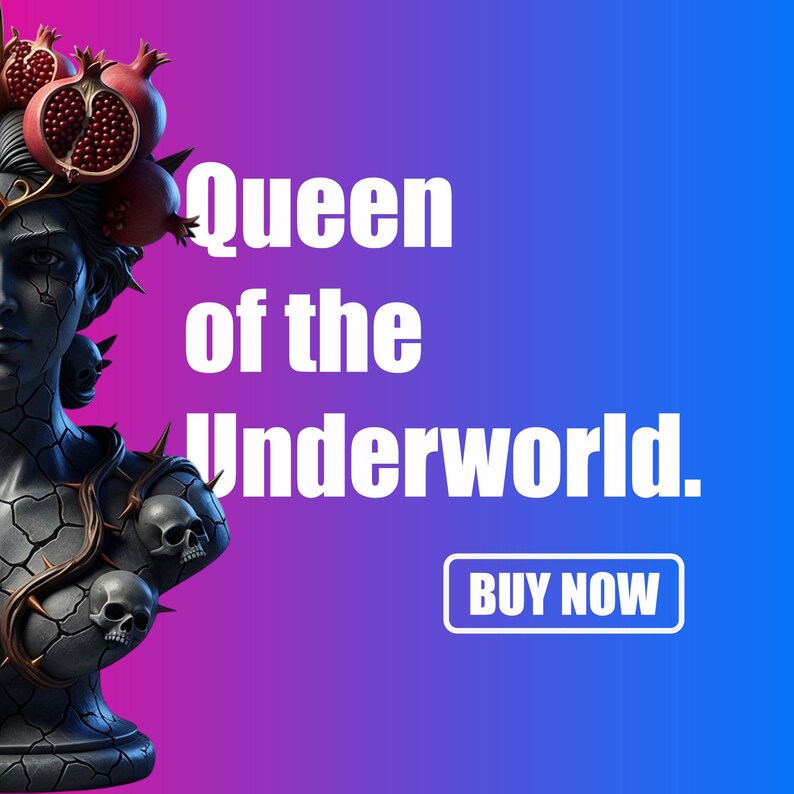 Persephone Bust 3D Model: Greek Mythology STL File (digital Download ...