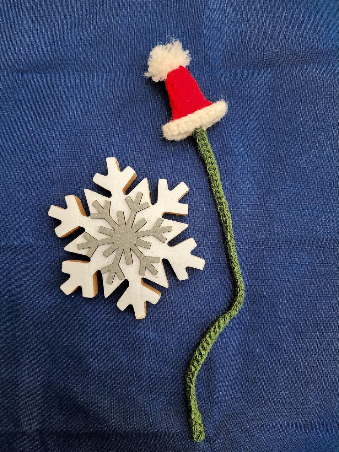 Crochet Christmas Hat Bookmark - Etsy