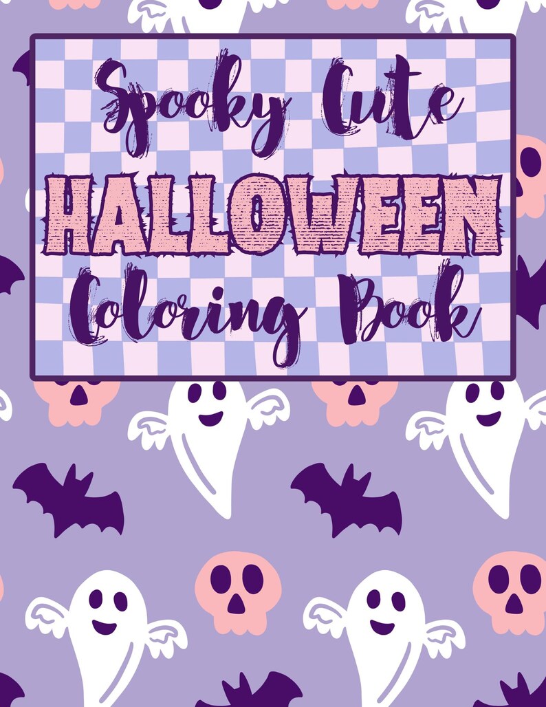 Spooky Cute Halloween Coloring Pages for Kids | 31 Printable Sheets ...