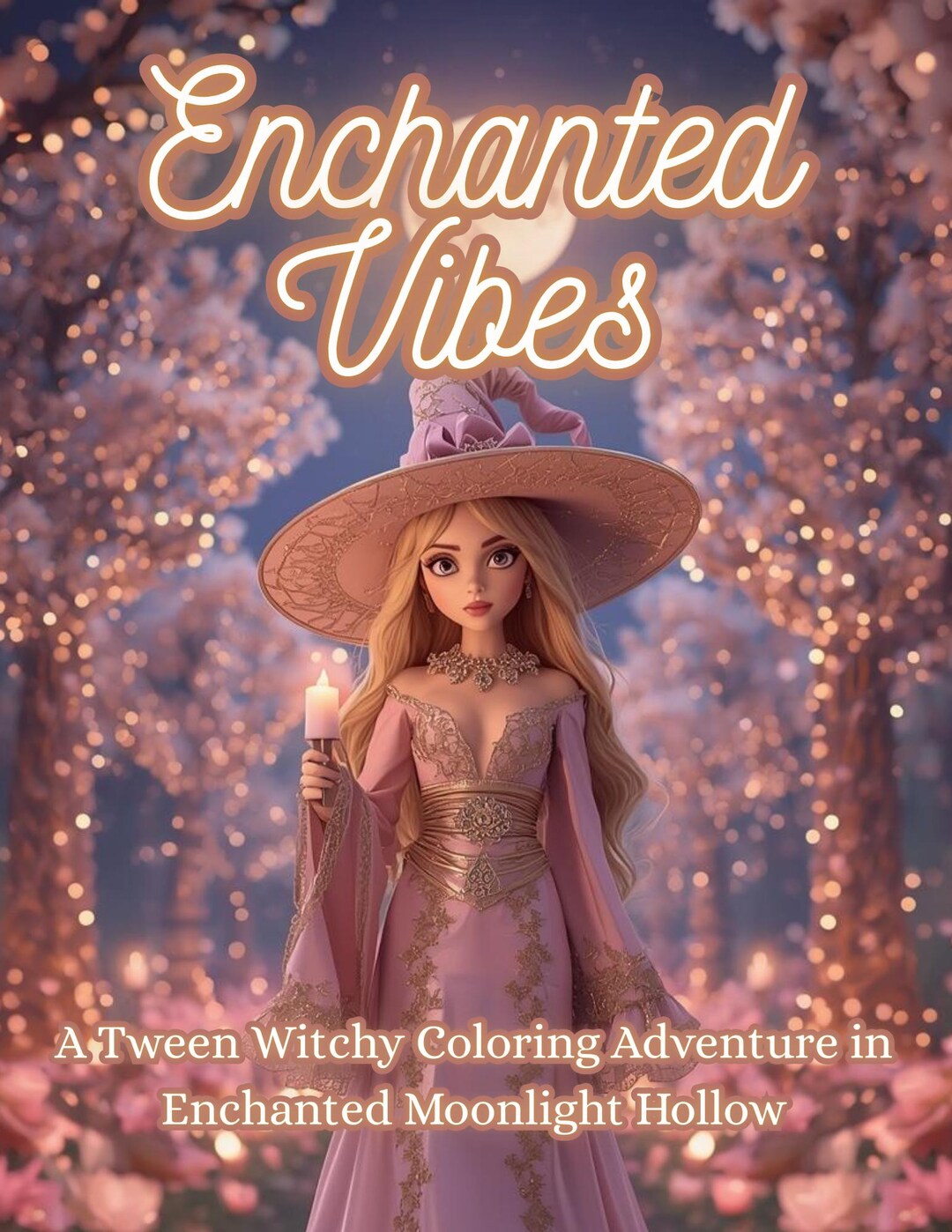 Witchcore Cottagecore Coloring Pages: Tween Printable Sampler (PDF) - Etsy