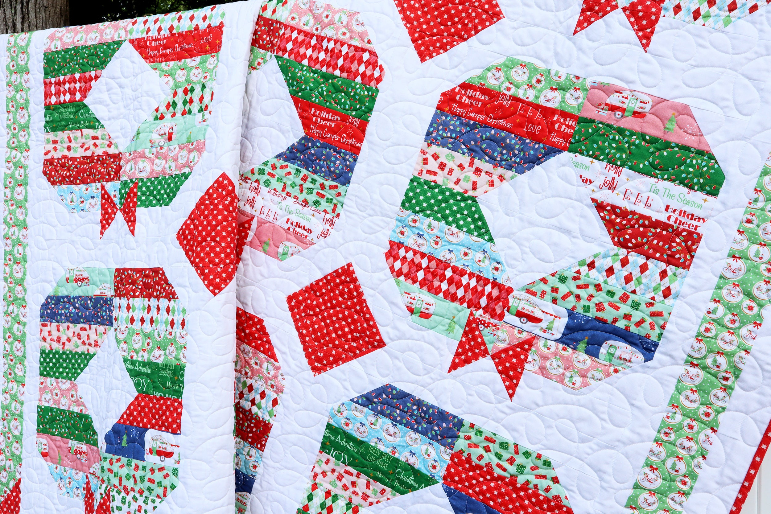 Holly Jolly Wreath PDF Quilt Pattern - Etsy