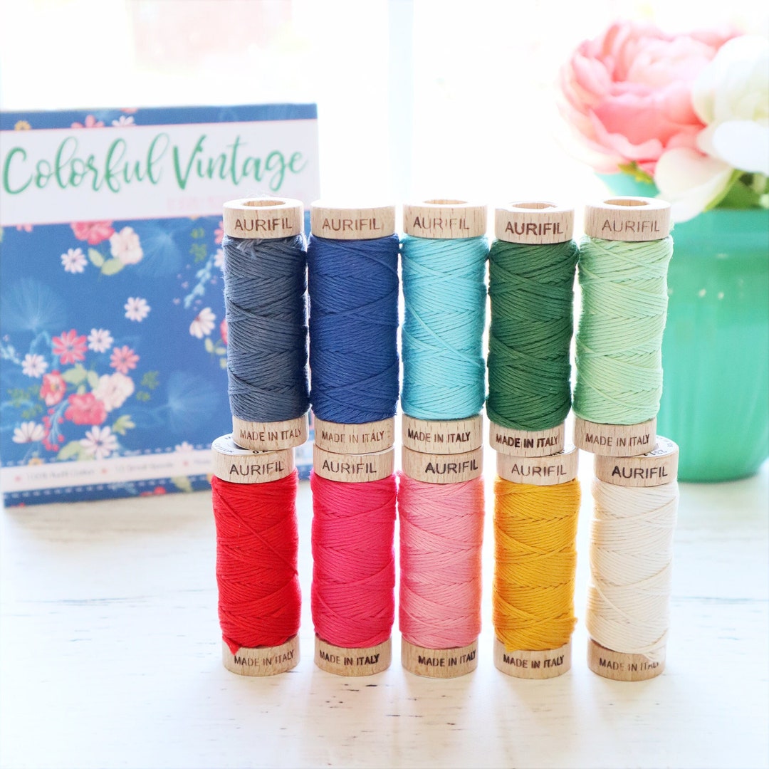 Colorful Vintage Floss Collection - Etsy