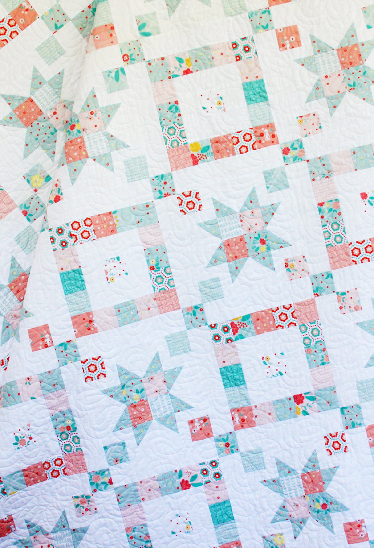 Windows to the Garden PAPER Quilt Pattern - Etsy