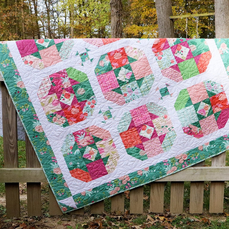 Rose Quilt Pattern - Etsy