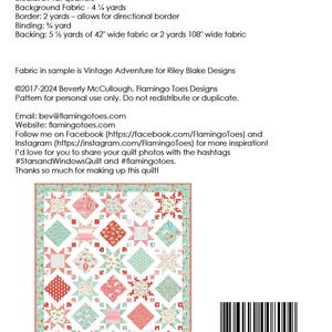 Stars and Windows PAPER Quilt Pattern - Etsy