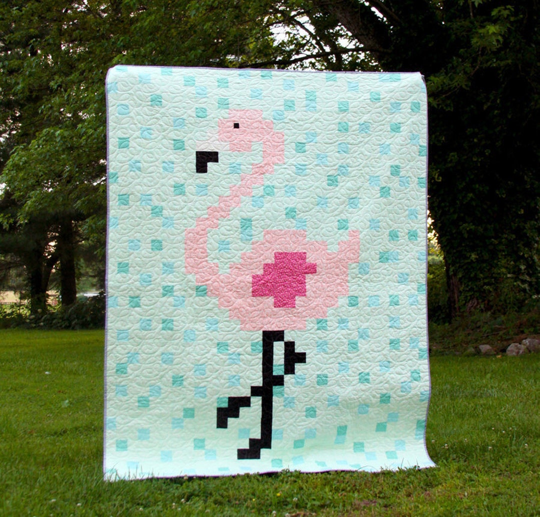 Fabulous Flamingo Quilt PDF Pattern - Etsy