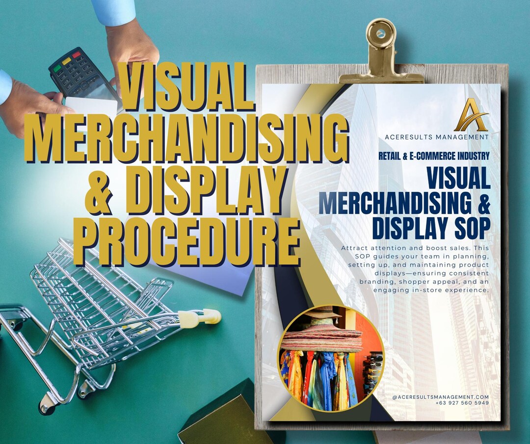 Visual Merchandising SOP: Retail Display Guide, Canva Template ...
