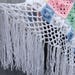Pastels Fringe Pancho Medium Large - Etsy