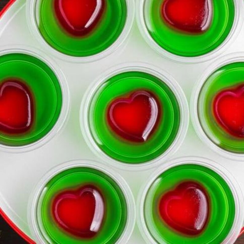 Grinch Jello Shots Handmade Homemade Easy Printable Recipe INSTANT ...