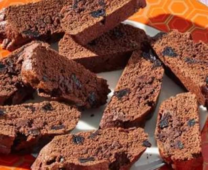 Printable Recipe for Double Chocolate Biscotti With Cherries - Easy ...