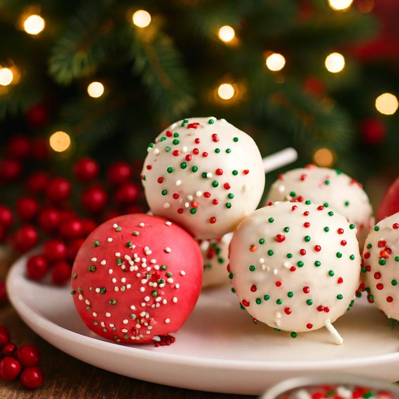 Easy Christmas Cake Pops Recipe (for the Holidays) Pdf File Instant ...