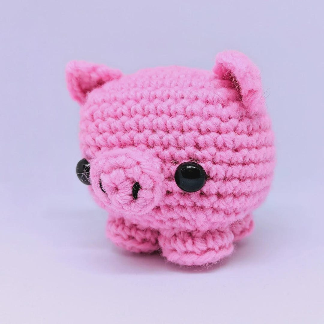 Cube Pig Amigurumi Crochet Pattern | Easy Plush Toy (PDF) - Etsy
