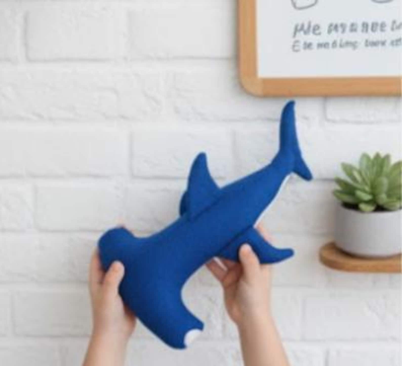 Hammerhead Shark Plush Sewing Pattern | DIY Stuffed Animal (PDF Pattern ...