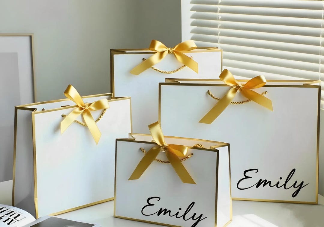 Personalized Gift Bags, Thank You Gift Bags,toliday Gift Bags ...