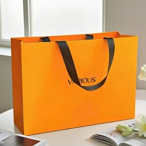 Personalized Kraft Paper Gift Bags: Custom Logo, Wedding, Party Favors ...